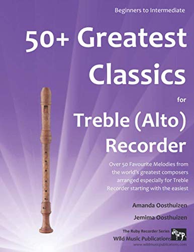 50+ Greatest Classics for Treble (Alto) Recorder: instantly ...