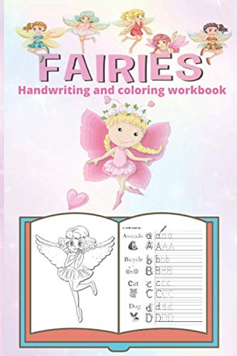 fairies Handwriting and coloring workbook: Fairy Handwriting Practice ...