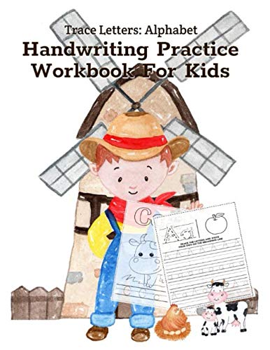 Trace Letters: Alphabet handwriting practice workbook for kids ...