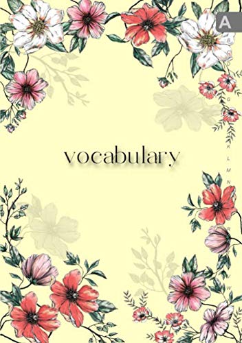 Vocabulary: B5 Notebook 3 Columns Medium | A-Z Alphabetical Tabs ...