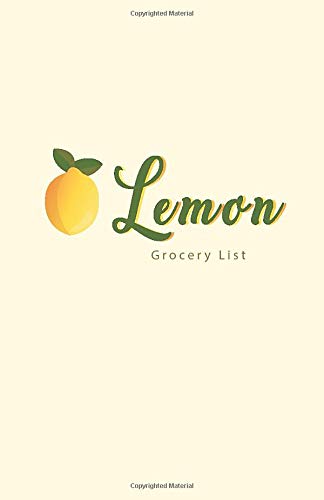 Lemon Grocery List: Daily Grocery Check list for your Food Shopping by ...