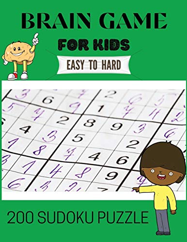BRAIN GAME FOR KIDS: Sudoku Game Book For Expert And Smart People,200 ...