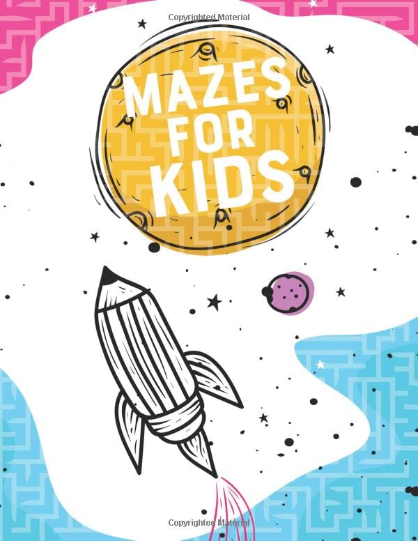 Mazes For Kids: Toddlers kids of Spaceships Mazes Activity Book ...