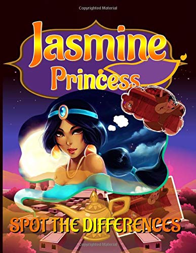 Jasmine Princess Spot The Difference: Adult Activity How Many ...