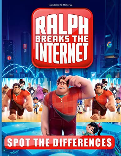 Ralph Breaks The Internet Spot The Difference: Beautiful Simple Designs ...