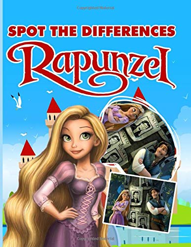 Rapunzel Spot The Difference: Unofficial Picture Puzzle Activity Books ...