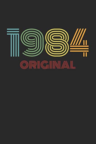 Retro 1984 Original - Tagesplaner 52 Wochen: Vintage Terminplaner - A5 ...