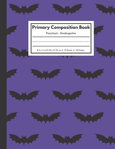 Primary Composition Book Preschool - Kindergarten: A 8.5x11" Cute ...