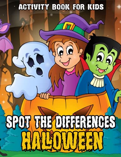 Halloween Spot The Differences: Halloween Search and Find Coloring ...