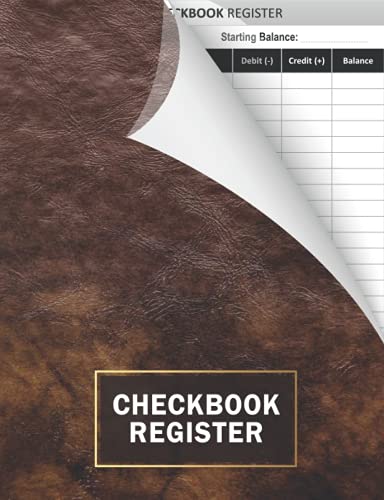 Checkbook Register: Payment Record Check Register Notebook - Check ...