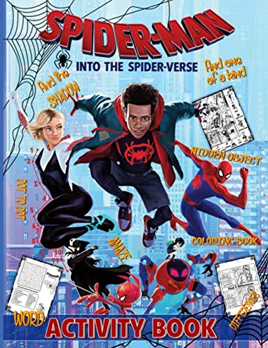 Spiderman Into The Spider Verse Activity Book: Creative Hidden Objects ...
