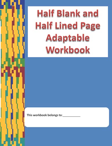 Half Blank and Half Lined page Adaptable Workbook by Helen Dima Jiru ...