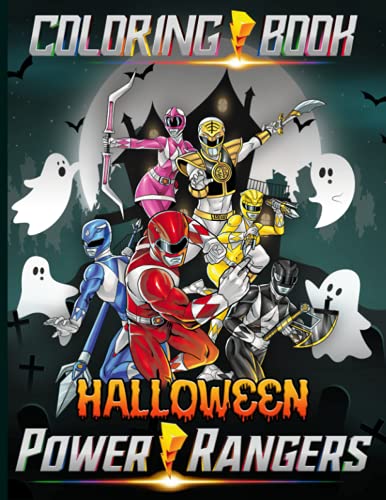 Power Rangers Halloween Coloring Book: Power Rangers Halloween ...