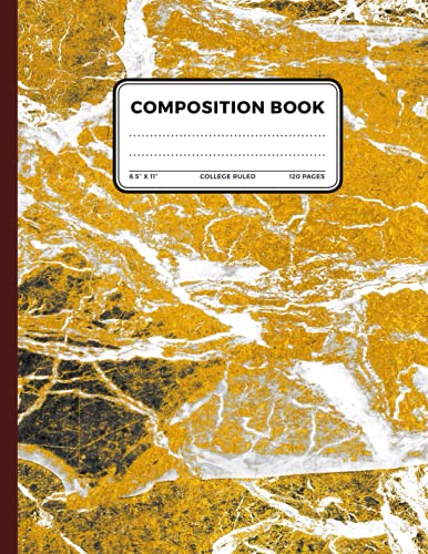 Composition marble notebook: marble Composition book, College Ruled ...