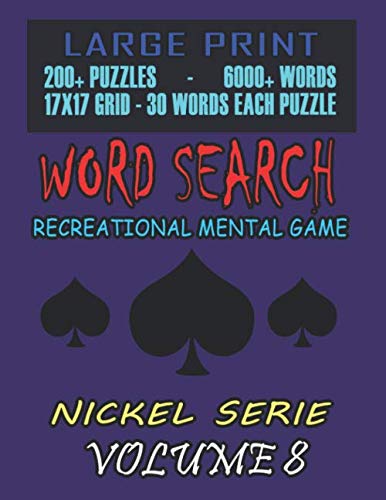 Word Search Recreational Mental Game: More 200 than Word Search for ...