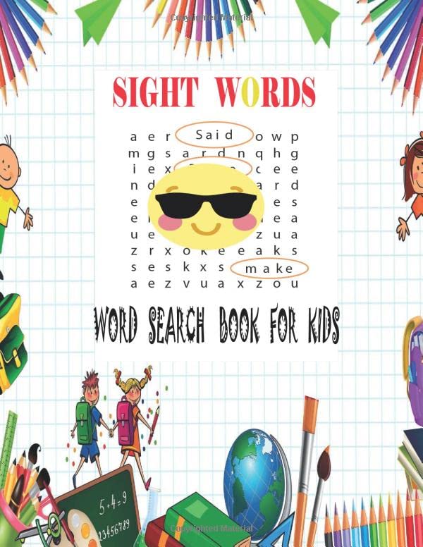 sight words word search book for kids: Word Search Puzzles for Kids by ...