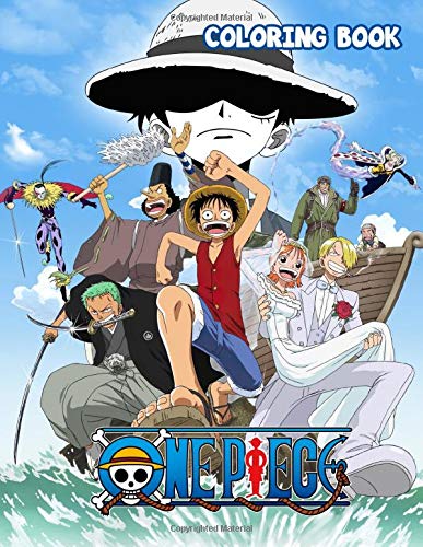 One Piece Coloring Book: Anime Coloring Books for Luffy and Friends ...
