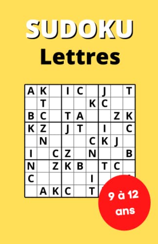 Sudoku lettres: 9 à 12 ans (French Edition) by Editions catoosa | Goodreads