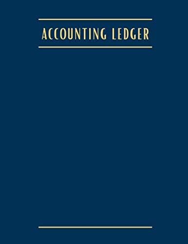 Accounting Ledger: Accounting ledger book for Bookkeeping, Accounting ...