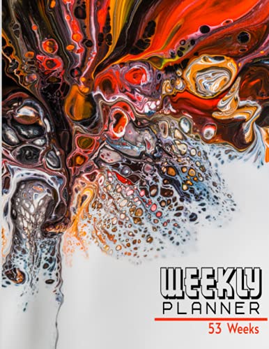 Weekly planner 53 weeks: Undated Planner Book with To-Do List & Notes ...
