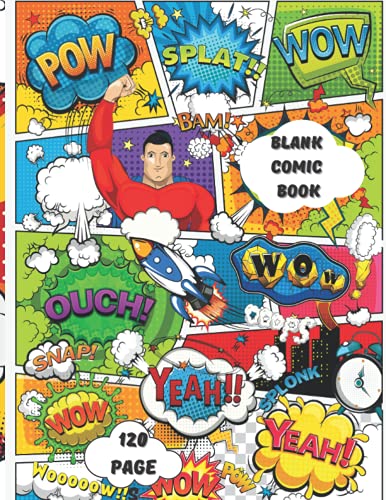 Blanc Comic Book: Create Your Own Comics With This Comic Book Journal ...