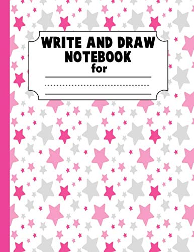 Write and Draw Notebook: Stars | Starred | Dotted Midline and Picture ...