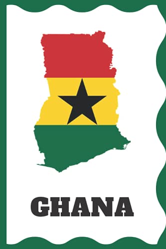 Ghana: Notebook to fill out. 100 ruled pages. Perfect gift for ...