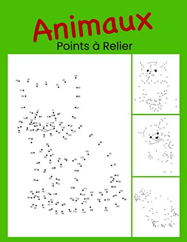 Animaux Points à Relier: Point par Point | Dessin Enfant | Livre Dot to ...