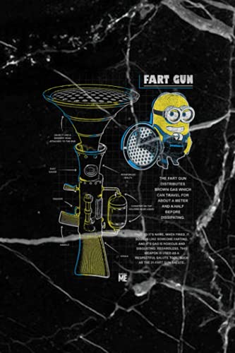 Room Grid Notebook - Despi.able Me Mi.nio.ns Fart Gun Schematics ...