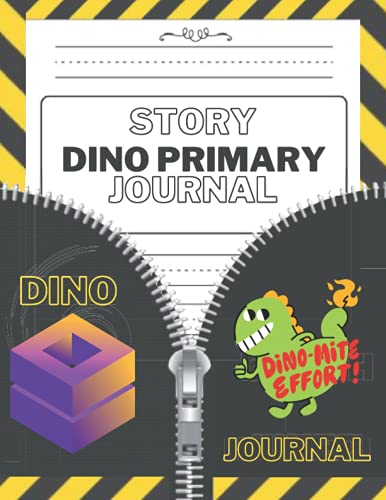 Dino primary story journal: Cool Dinosaur Book Volcanoes Tracks Bones ...