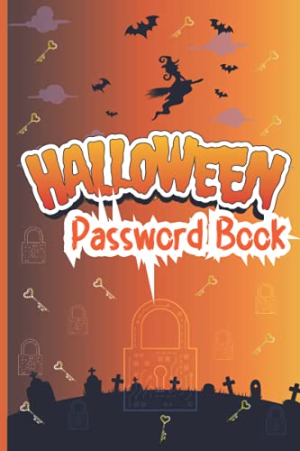 Password Book: Halloween Theme, Protect Your Username and Passwords,Web ...