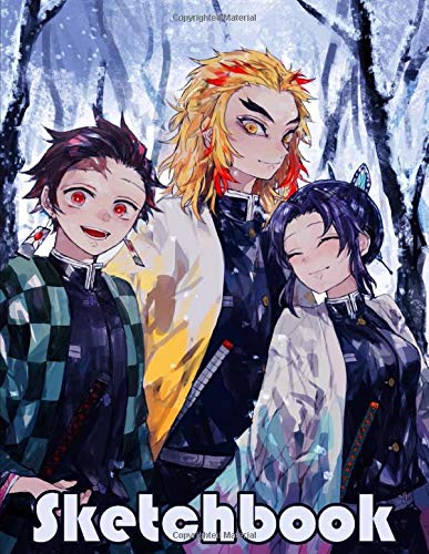 Demon slayer sketchbook: Demon slayer sketchbook for drawing, Painting ...