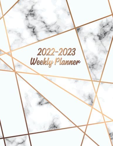 2022-2023 Weekly Planner: 2 Year Weekly Monthly Agenda Organizer ...
