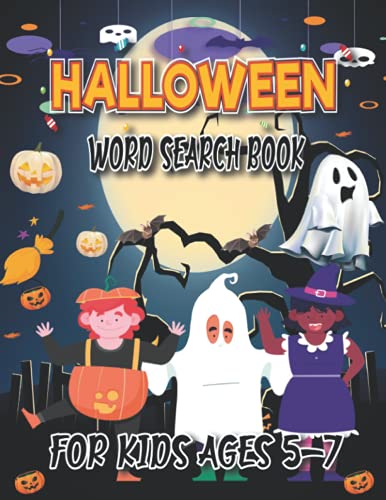 Halloween word search book for kids ages 5-7: Halloween word search ...