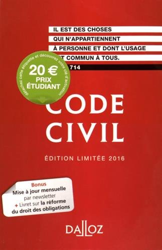 Code civil : Edition limitée by unknown author | Goodreads