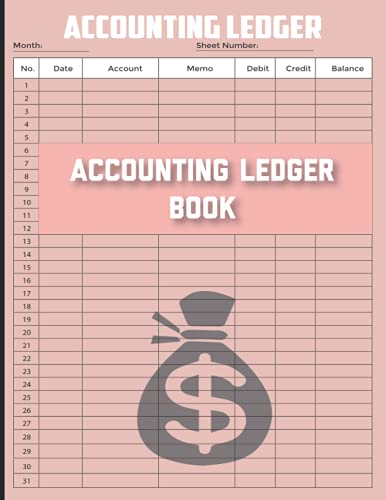 Accounting Ledger Book: Notebook for Large or Small Business Income and ...