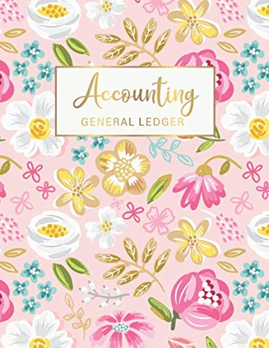 Accounting General Ledger: Flower Pink Cover | General Accounting ...