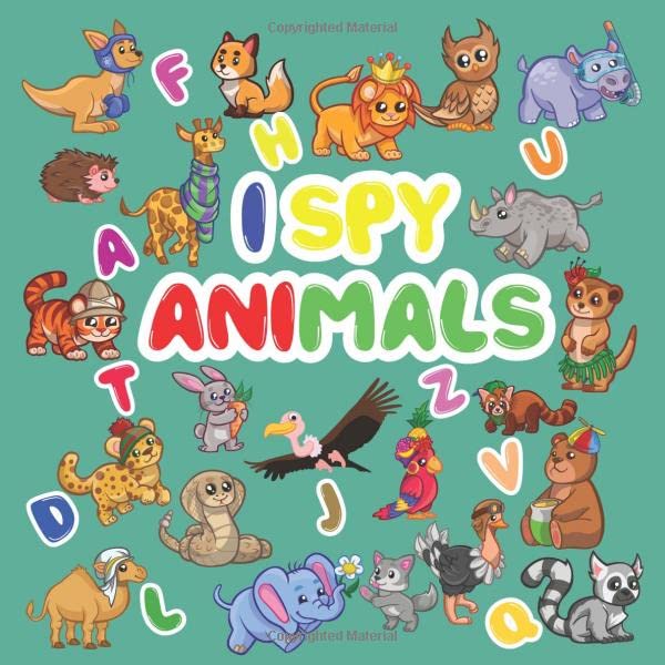 I Spy Animals: A Fun Guessing Game Book for 2-4 Year Old's(i spy books ...
