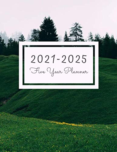 2021-2025 Five Year Planner: 5 Year Planner with 60 Months Calendar ...