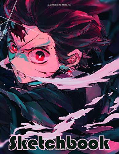 Demon slayer sketchbook: Demon slayer sketchbook for drawing, Painting ...