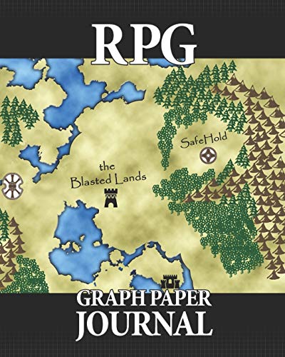 RPG Graph Paper Journal: Quad ruled pages for role playing gamers ...