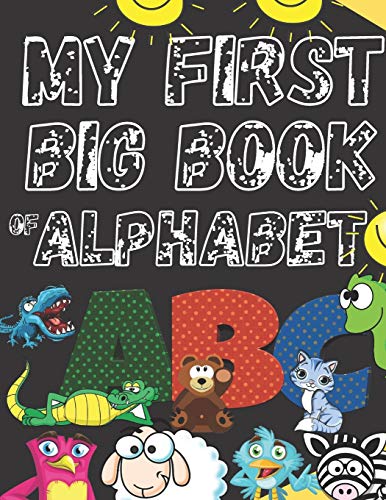 My First Big Book OF Alphabet: Animals, Math, Puzzule, and More : For ...