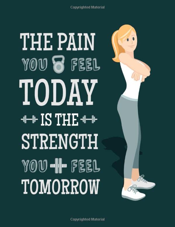 The Pain You Feel Today Is The Strength You Feel Tomorrow: Dot Grid ...