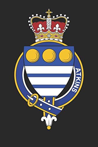 Atkins: Atkins Coat of Arms and Family Crest Notebook Journal by Atkins ...
