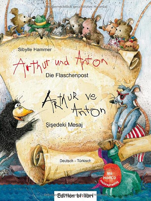 Arthur und Anton: Die Flaschenpost. Deutsch-Türkisch: Kinderbuch by ...