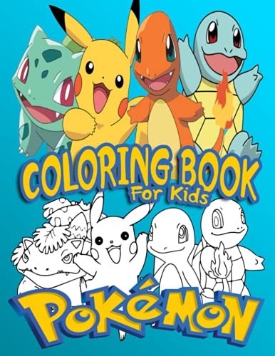Pokémon Coloring Book: +100 Colouring Pages Filled with Poke Jumbo ...