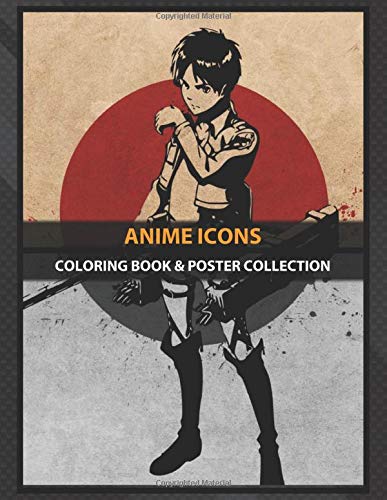 Coloring Book & Poster Collection: Anime Icons Eren Yeager Sketch Art ...