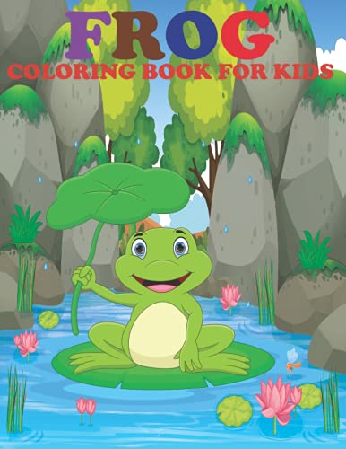 Frog coloring book for kids: Frog Lover Gifts Boys And Girls | Cute ...