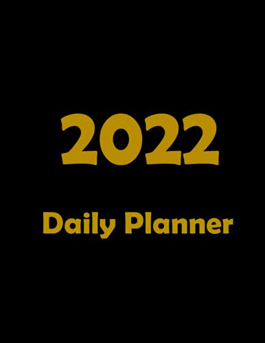 2022 Daily Planner: One Page Per Day |365 Daily lined page and month ...