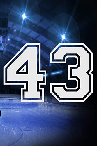 43 Journal: A Hockey Jersey Number #43 Forty Three Notebook For Writing ...